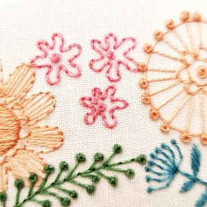 Spring Flowers Embroidery Patterns, Floral Needle Craft Patterns ...