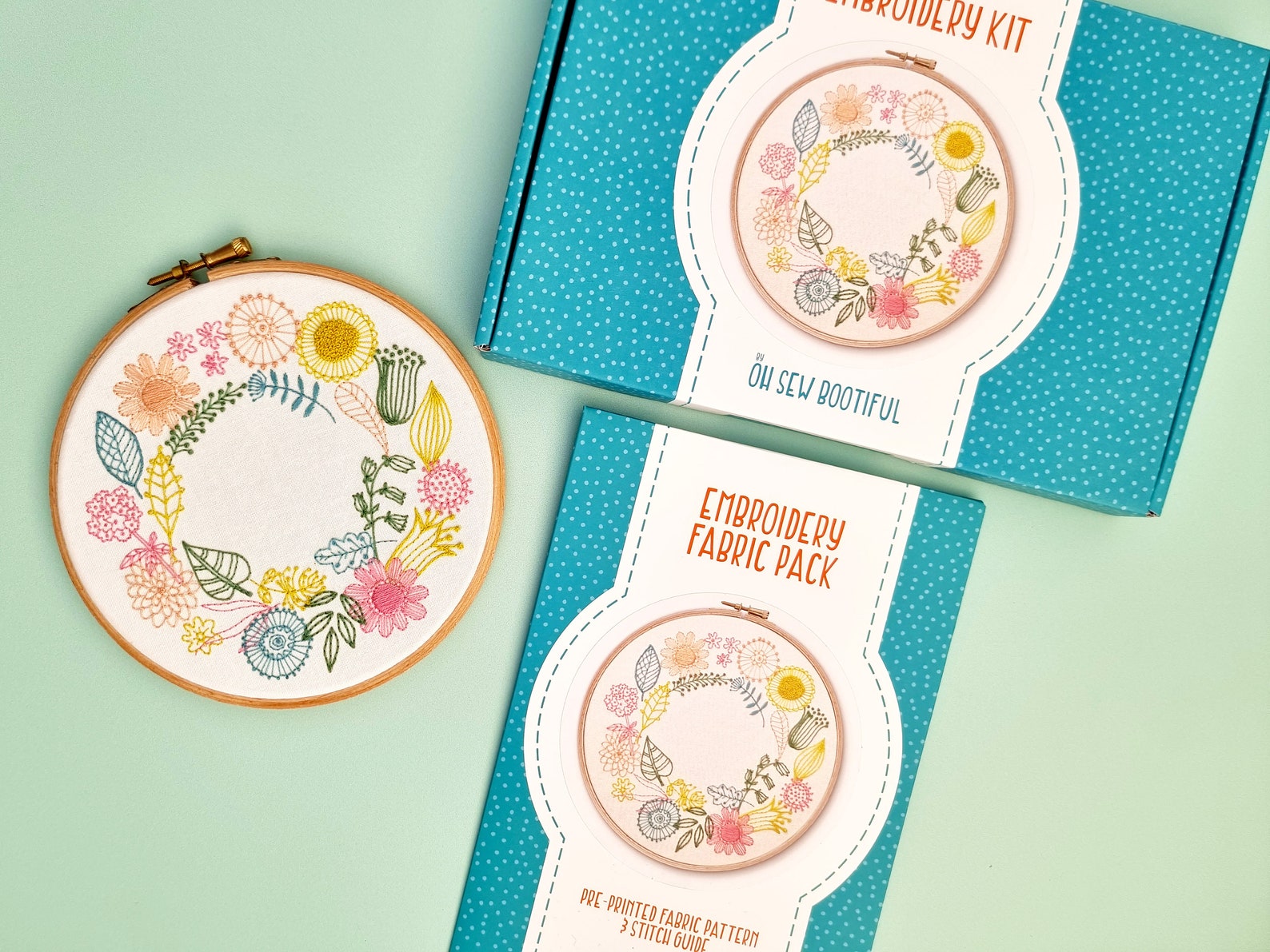 Spring Flowers Embroidery Patterns Floral Needle Craft - Etsy