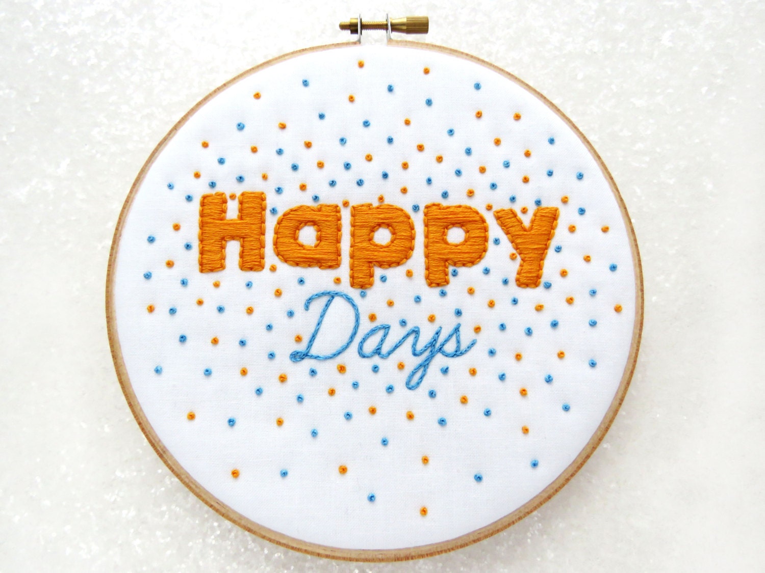 Happy Days Embroidery Pattern Hand Embroidery PDF Patttern - Etsy