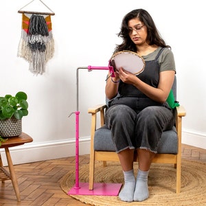 Lowery Coloured Workstand With Side Clamp Head | Embroidery Stand ...
