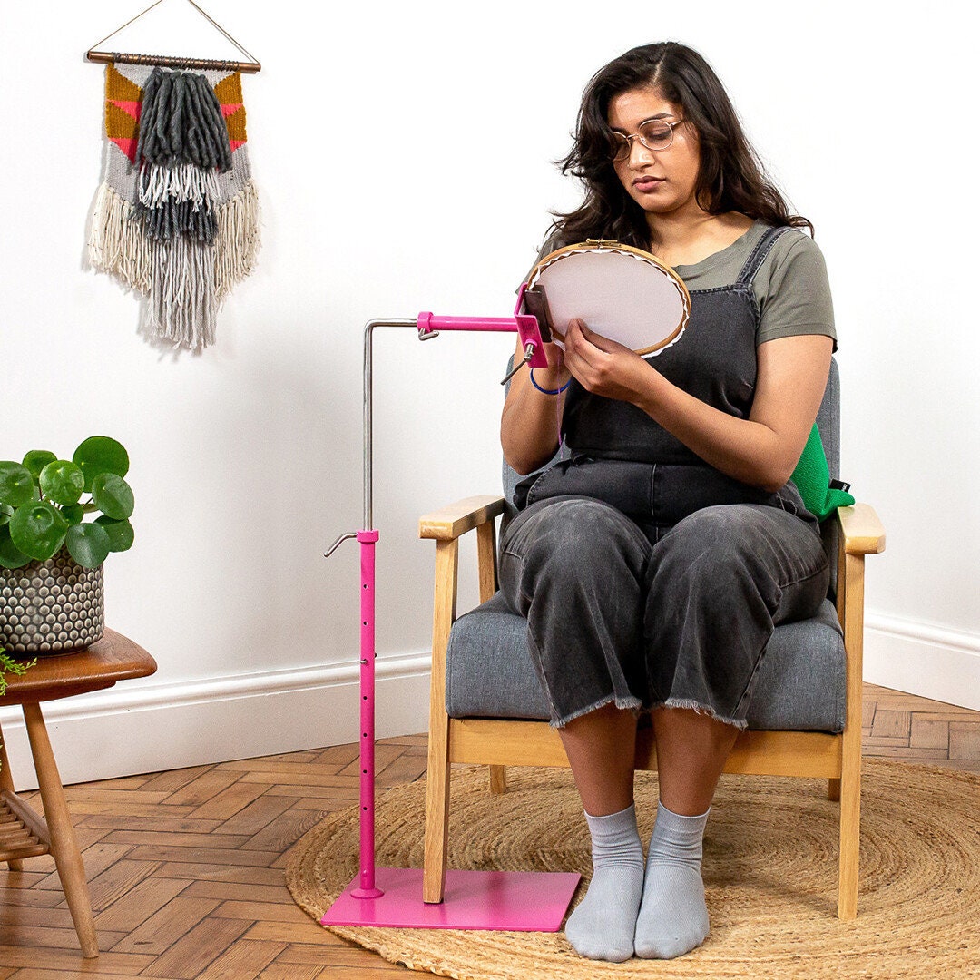 Lowery Coloured Workstand With Side Clamp Head Embroidery - Etsy Canada