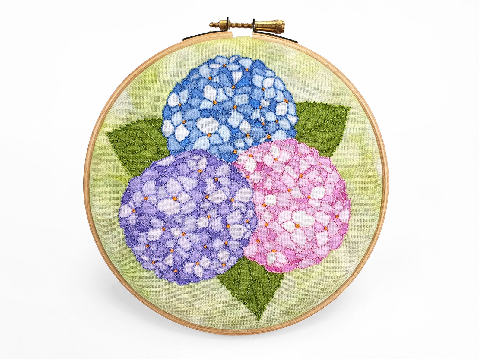 Hydrangea Embroidery Kit Beginners Embroidery Kits Floral | Etsy