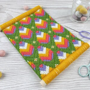 Easter Bargello Kit, Easter Egg Tapestry Kits, Bargello Embroidery Kits, Beginners Needlepoint ...