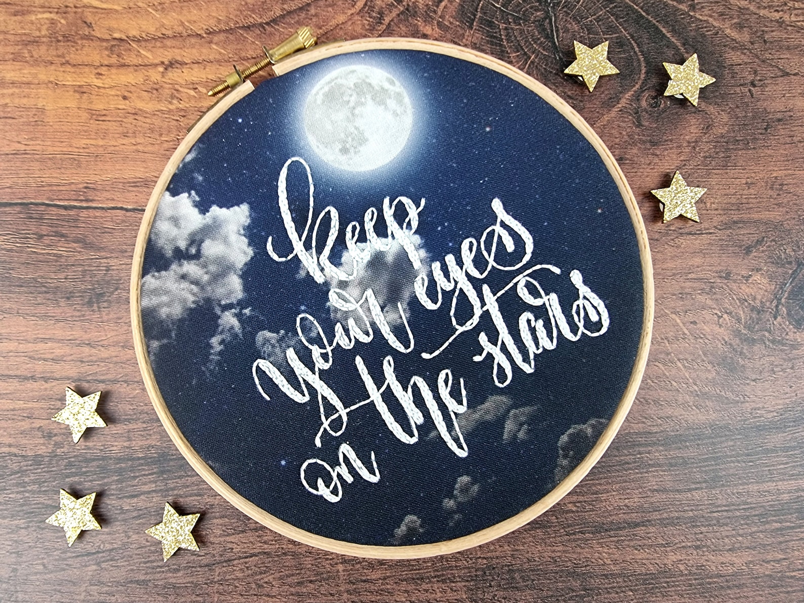 Moon Embroidery Kits Night Sky Embroidery Kits Inspirational - Etsy UK
