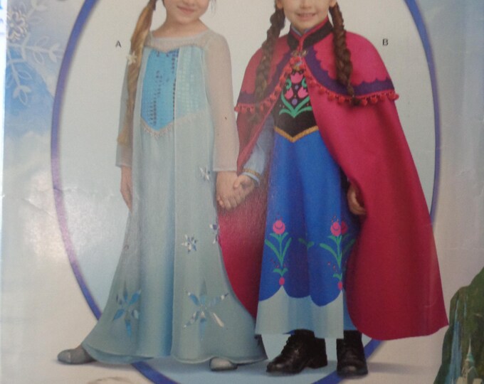 Simplicity Sewing Pattern S0733 Disney Frozen Girl's Dress 3-8 Anna ...