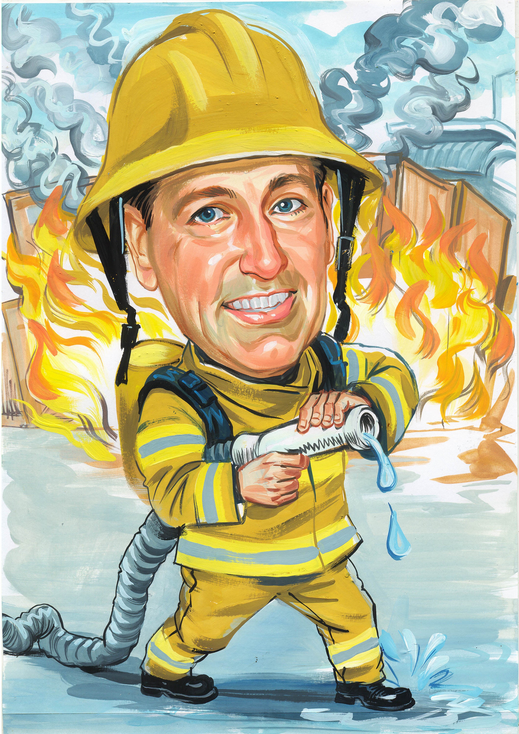 Bollywood Indian Fireman