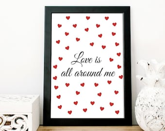 Printable Affirmation Hearts for Valentine's Day - 16 Ready Made and 2 ...