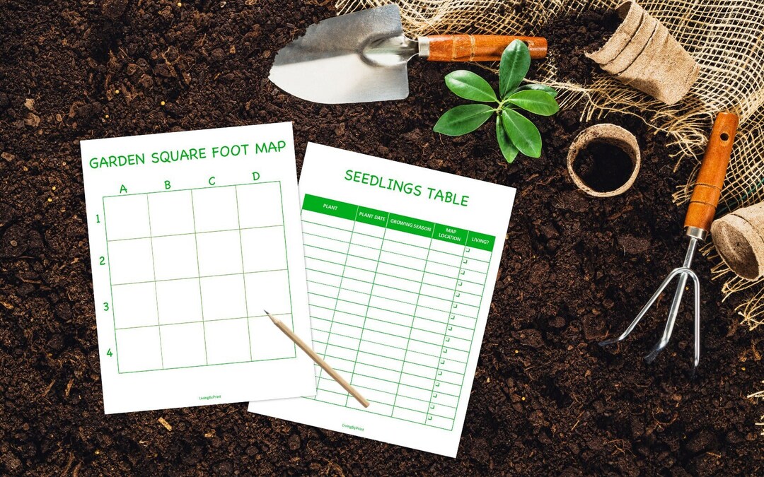 GARDENING PLAN, Gardening Printable Planner, Gardening Tracker ...
