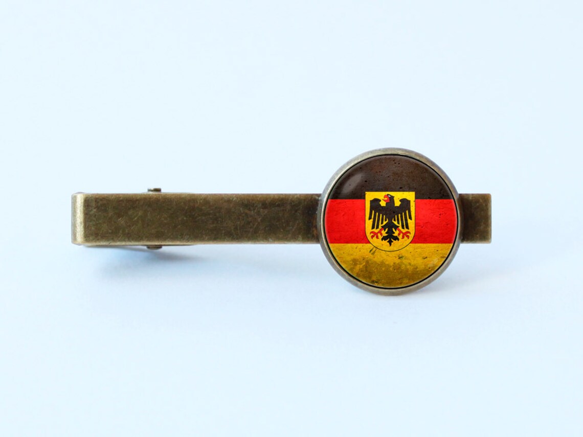 German Flag Tie Clip Germany Jewelry Patriotic Gift Flag of | Etsy