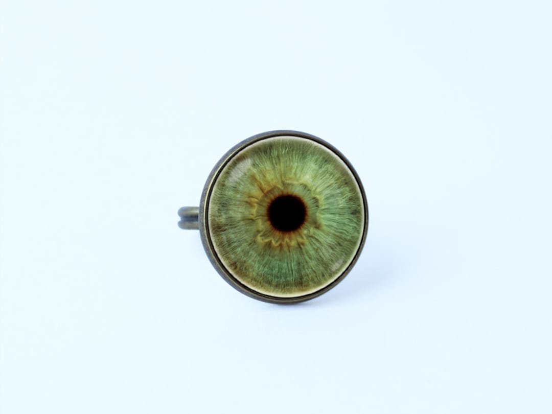Green Eye Ring Wife Gift Eye Ring Eyeball Ring Eye Jewelry Women Ring ...