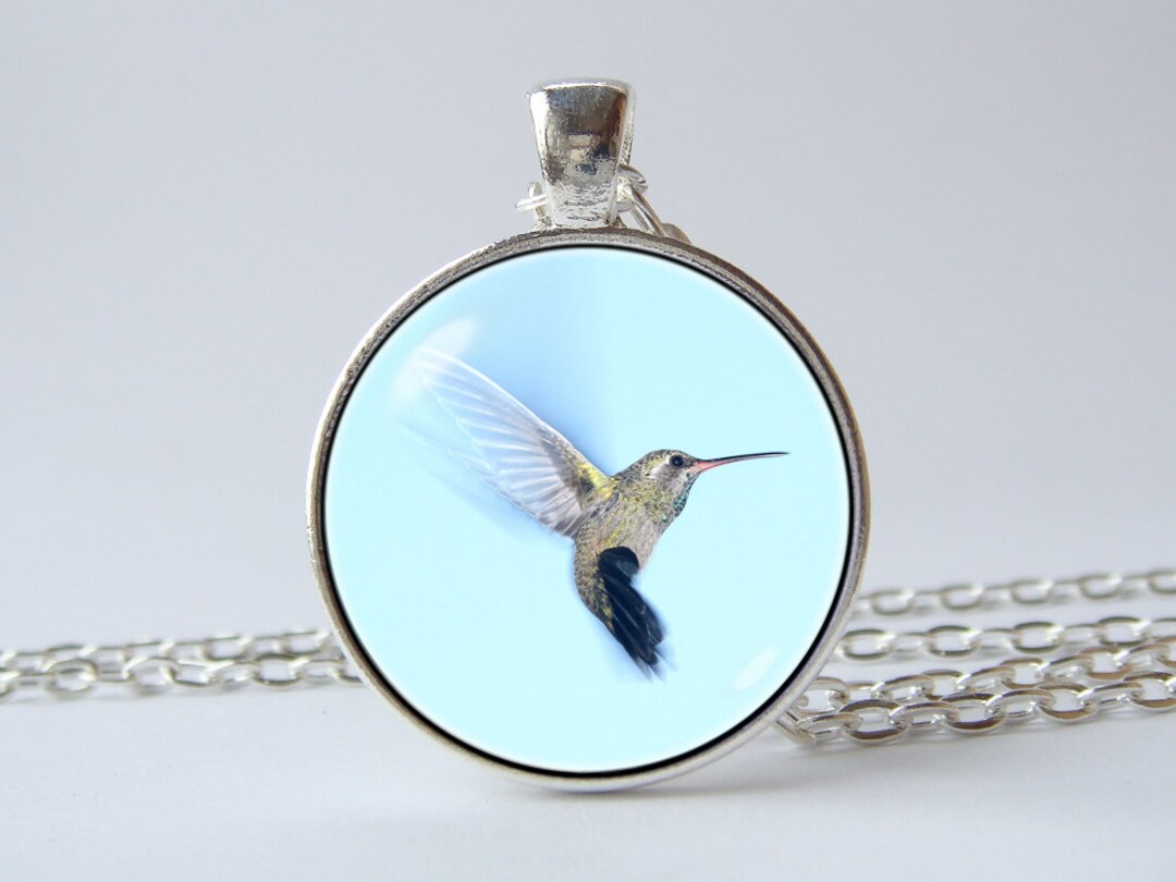 Colibri Pendant Colibri Necklace Hummingbird Bird Animal Jewelry Little ...