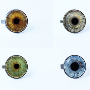 Human Eye Ring Eye Jewellery Girlfriend Gift Human Eye Jewelry Eye Ring ...