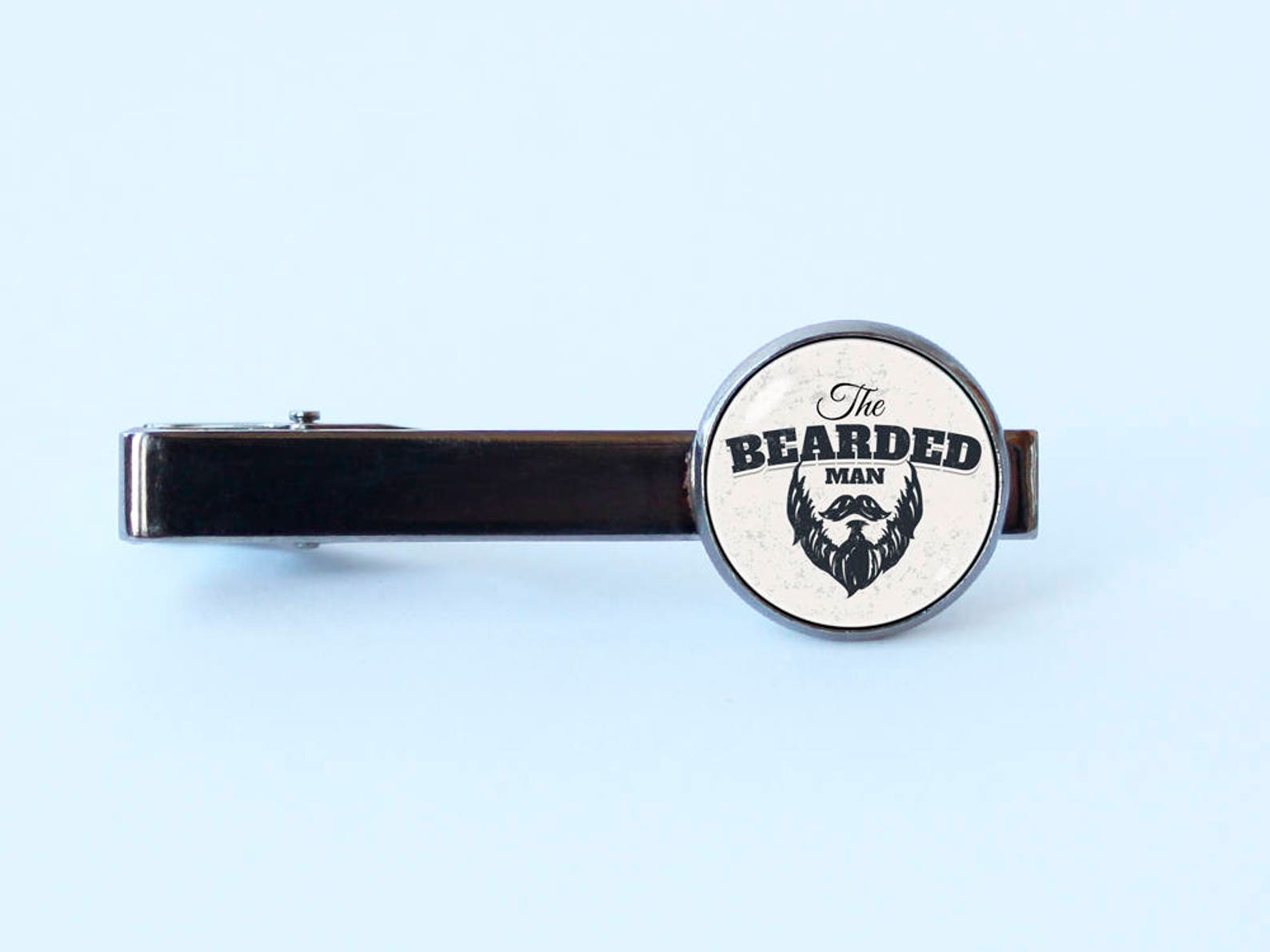 Bearded Man Tie Clip Husband Gift Beard Tie Clip Beard Jewelry - Etsy