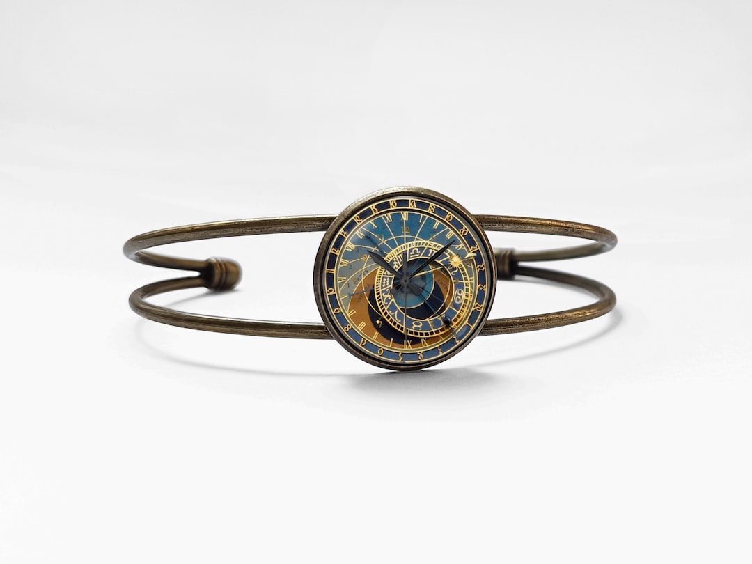 Prague Astronomical Clock Bracelet Not Real Clock Art Bracelet Art ...