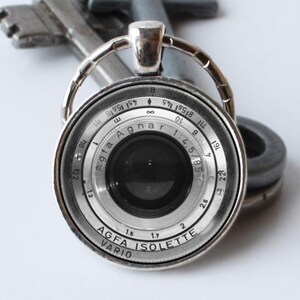 Personalized Gift for Photographer Camera Lens Keychain Camera Key Ring ...