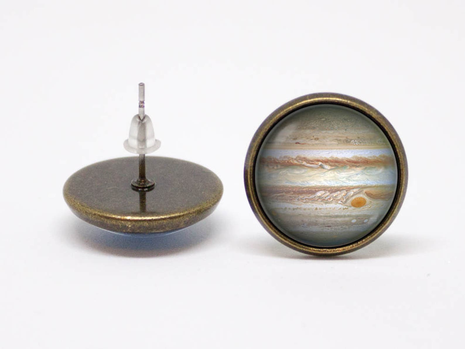 Jupiter Earrings Jupiter Jewelry Solar System Space Jewelry Planet ...