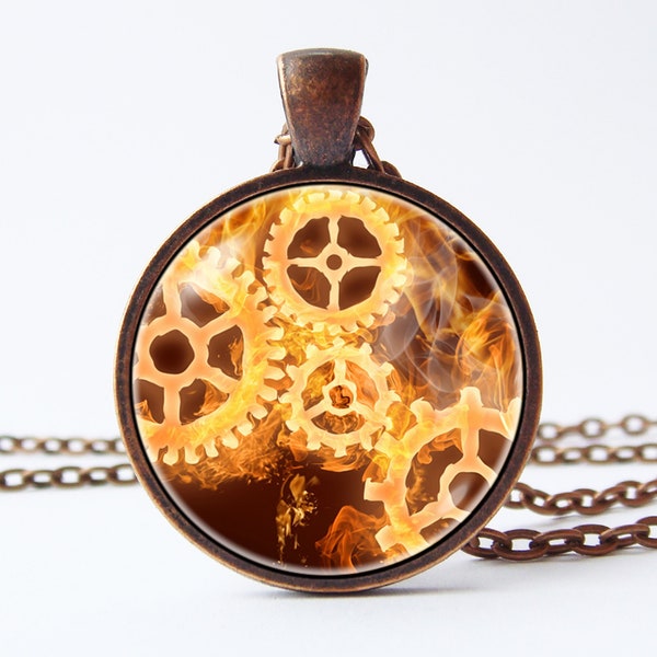 Steampunk Necklace - Etsy