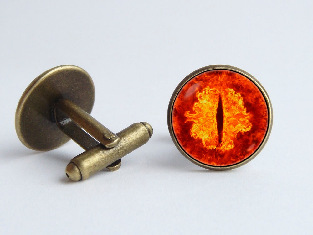 Fantasy Jewellery Tie Clips Eye of Sauron Gift for Husband Evil Eye ...