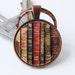 Books Keychain Book Keyring Librarian Key Chain Books Jewelry - Etsy