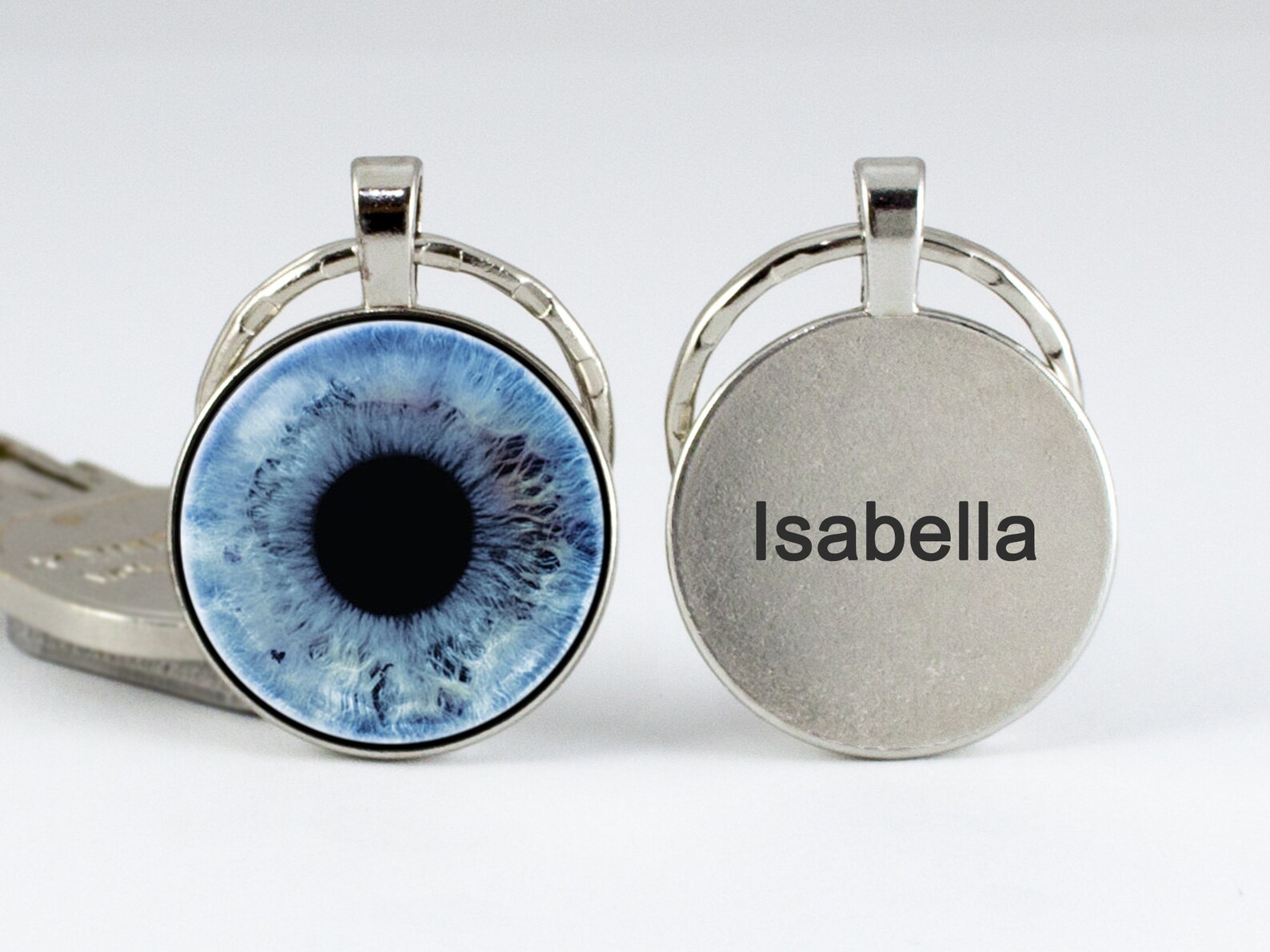 Personalized Birthday Gift Key Chain Human Eye Eyeball Key Ring ...