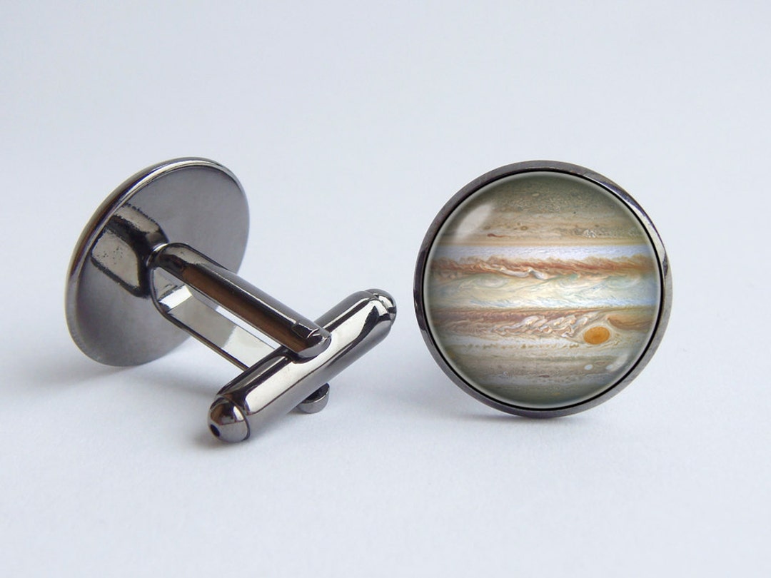 Jupiter Cufflinks Husband Gift Cuff Links Space Planet Cufflinks ...