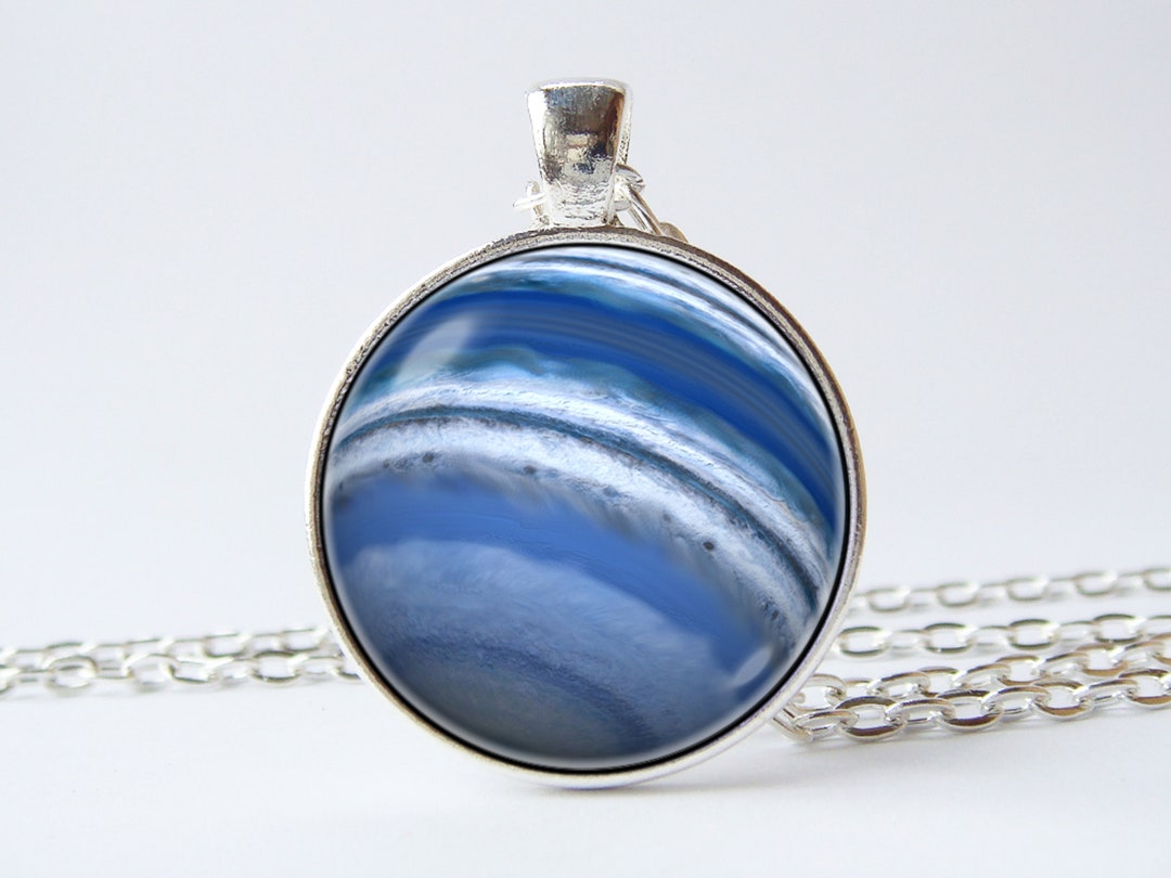 Space Pendant Gas Giant Cosmos Necklace Galaxy Necklace Cosmos Jewelry ...