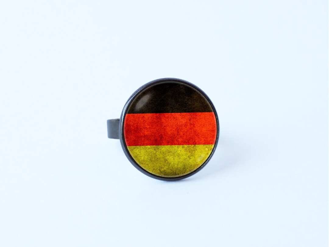 German Flag Ring Flag Ring National Symbolic Ring Germany German ...