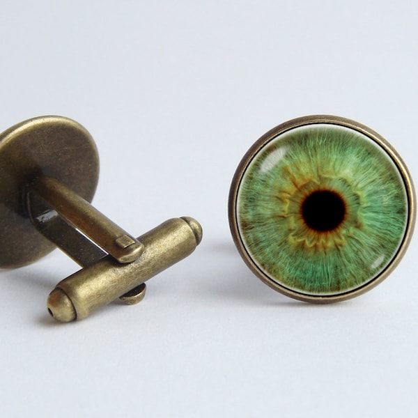 Green Cufflinks - Etsy