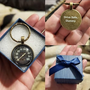 Custom Key Ring Speedometer Car Lover Gift Personalized Gift Custom Key ...