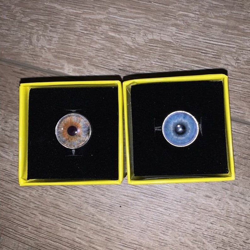 Human Eye Ring Eye Jewellery Girlfriend Gift Human Eye Jewelry - Etsy