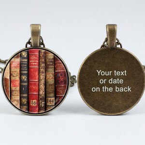Books Keychain Book Keyring Librarian Key Chain Books Jewelry Old Books ...