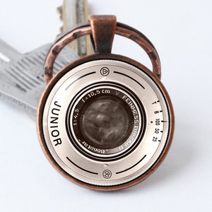 Camera Lens Keychain Camera Lens Keyring Photographer Key Chain Old ...