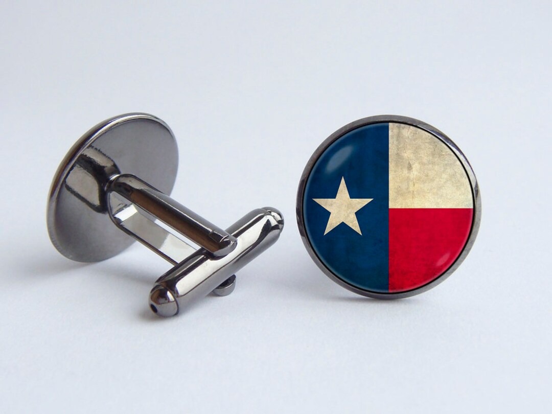 Texas State Flag Cufflinks Texas Cuff Links Boyfriend Gift Symbol ...
