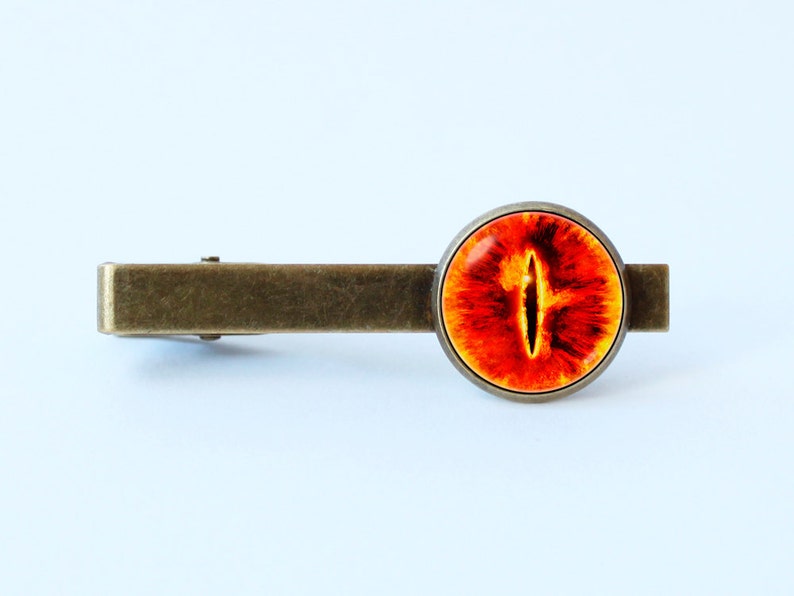 Eye Sauron Tie Clip Monster Eye Tie Clip Fantasy Gift Evil Tie Bar Eye ...