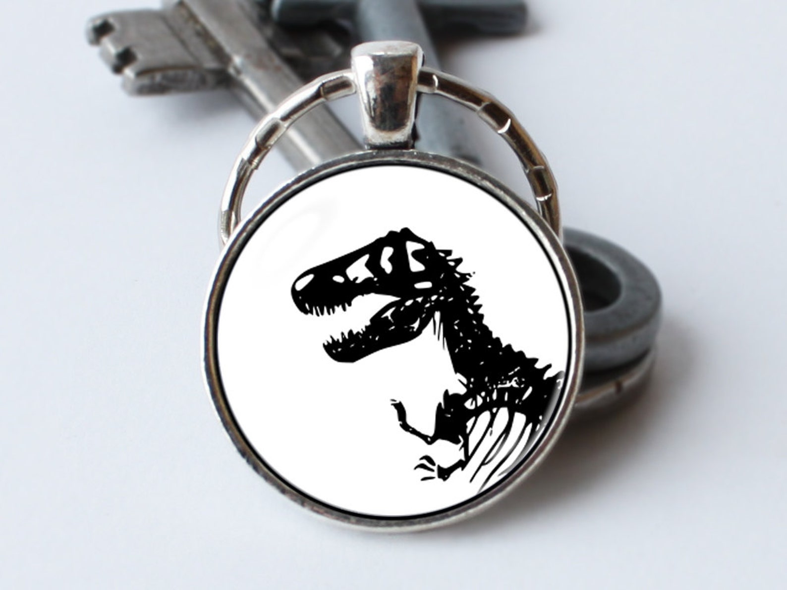T Rex Keychain T Rex Keyring T Rex Jewelry T Rex Pendant | Etsy