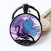 Keychain Dragon Winged Dragon Key Ring Dragon Jewelry Celtic Dragon Key ...