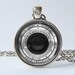 Photography Jewelry Silver Camera Lens Camera Necklace Vintage - Etsy