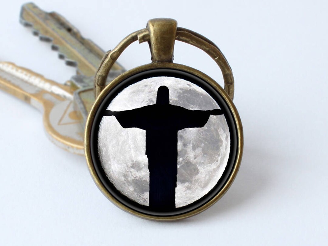 Christ the Redeemer Keychain Christ the Redeemer Keyring Statue ...