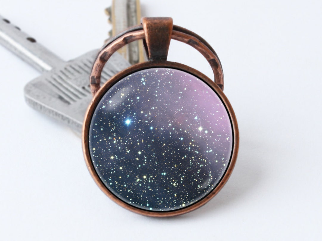 Nebula Carina Keychain Space Gift Cosmos Keyring Nebula Key Ring Galaxy ...