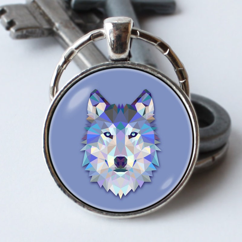 Wolf Keychain - Etsy