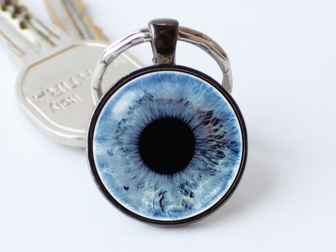Blue Eye Keychain Eye Key Ring Human Eye Key Chain Eye Pendant Eye ...