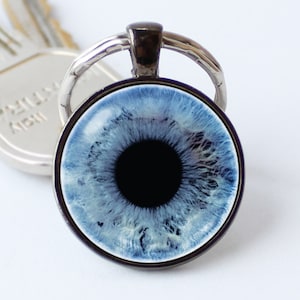 Blue Eye Keychain Eye Key Ring Human Eye Key Chain Eye Pendant Eye ...
