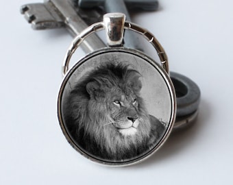 Lion Keychain Lion Keyring Fire Lion Lion Jewelry Lion Pendant | Etsy