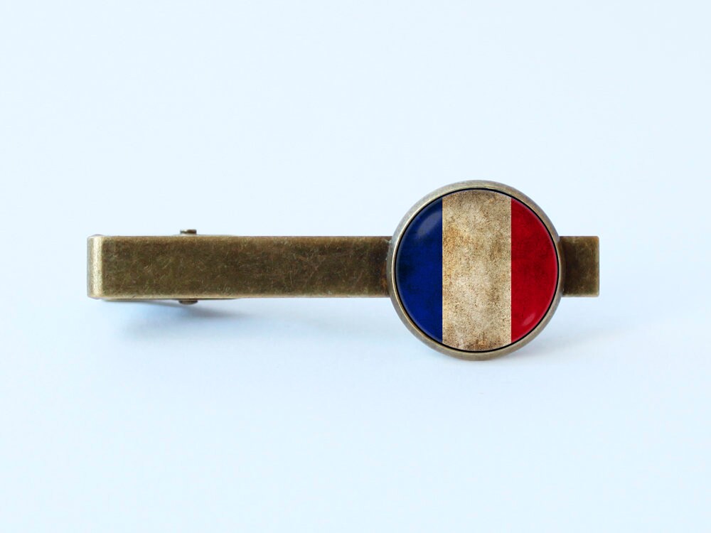 Flag of France Cufflinks French Flag Cuff Links Gift for Traveler ...