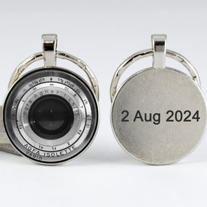 Personalized Gift for Photographer Camera Lens Keychain Camera Key Ring ...