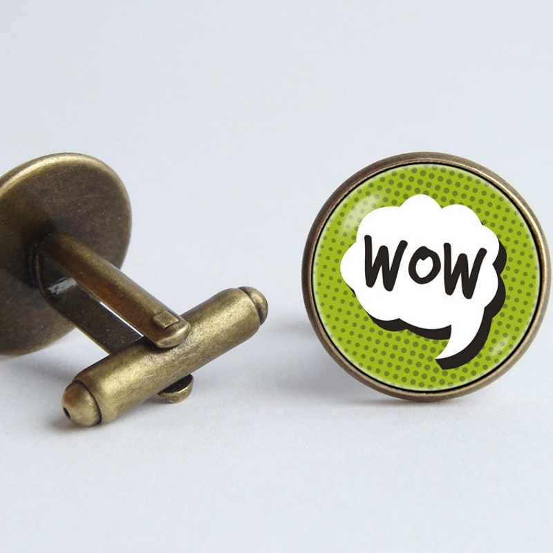 Comic Cufflinks - Etsy