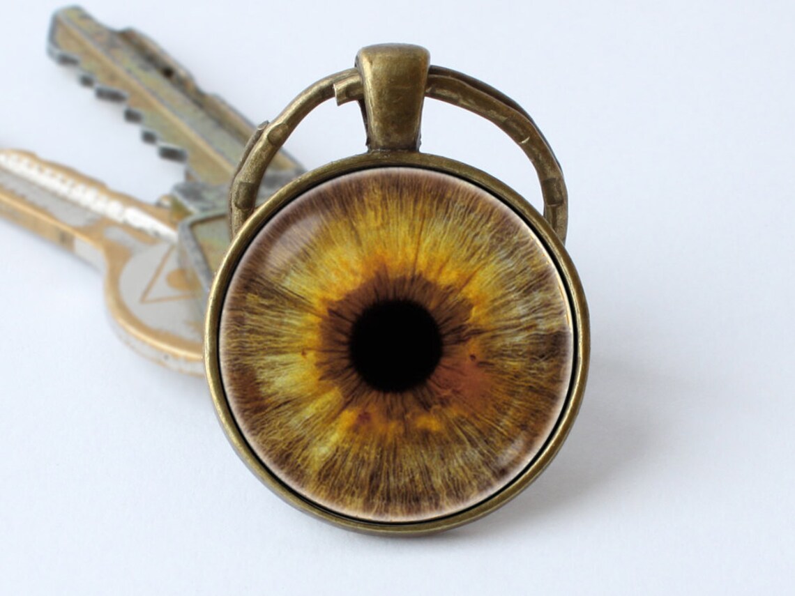 Eye Keychain Eye Keyring Birthday Gift Human Eye Key Chain Eye - Etsy