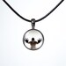 Choker Man Behind the Glass Leather Choker Scary Choker Choker - Etsy