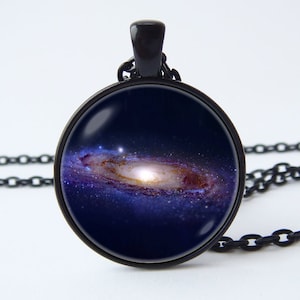 Astronomy Gift Personalized Key Chain Nebula Andromeda Space Key Ring ...