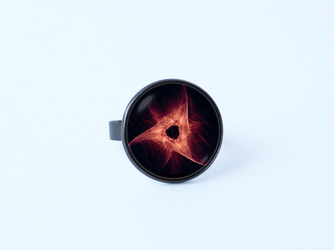 Ring Black Hole Space Ring Gift for Girls Galaxy Ring Space Stars Black ...